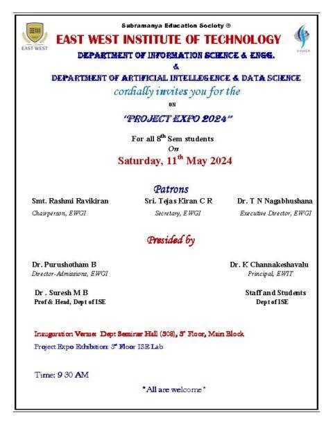 PROJECT EXPO 2024 | ISE